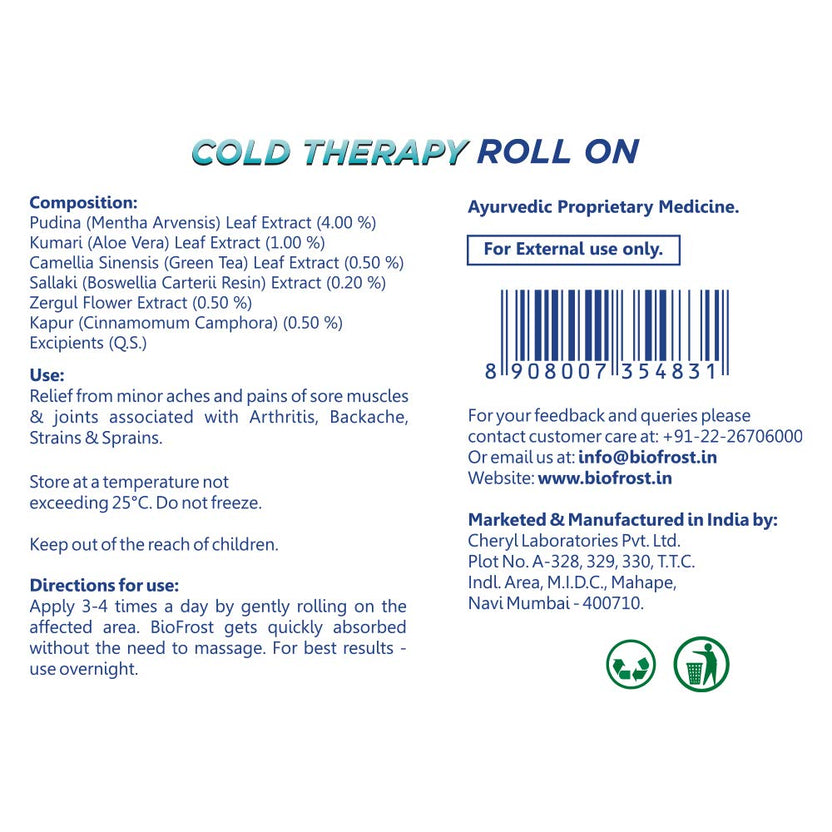 Say NO to Leg Cramps with BioFrost’s Pain Relief Gel, Spray and Cream ...